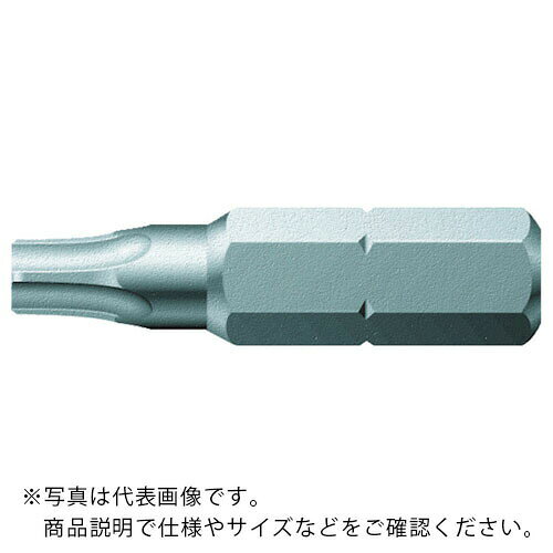 特長：いじり止め付トルクス［［R下］］用のビットです。ダクタイル製の頑強なタイプで、鉄板や金属板の加工に最適です。仕様：刃先：T27H全長(mm)：25差込(mm)：6.35差込：6.35mmトーションタイプ　●代表画像について 商品によっ...