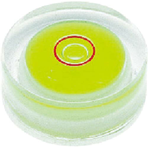 特長：機械、機器への取り付けに最適です。用途：水平測定に。仕様：高さ(mm)：5マグネット：なし精度：1.33mm/m＝0.0764°感度：1.33mm/m=0.0764°直径(mm)：691’/2mm(R-25は、69’/2mm)材質／仕...