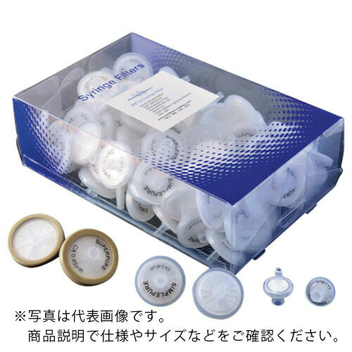 特長：タンパクの結合が極めて低く、高スループットでタンパク質水溶液のろ過に適しています。クオリティーを落とさずにリーズナブルな価格を実現させたコストパフォーマンスに優れた製品です。用途：水系、非水系サンプル溶液のろ過。硝酸、地下水のろ過、光...