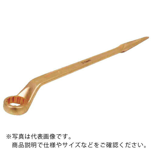 特長：摩擦や衝撃を加えても火花が出ない工具です。無発火性の他、非磁性や耐蝕性にも優れています。用途：化学工業、石油、製鉄、ガス産業、爆薬製造工場、造船所、航空業界、船舶搭載用、火力発電所、製薬工場、アルミ精製所、製粉工場、医療機器メンテナン...