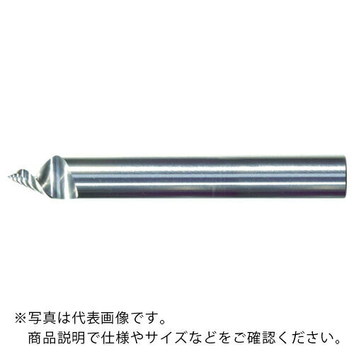 特長：バリ、ビビリが少なく、面粗度がきれいです。用途：被削材：アルミ合金、銅、プラスチック、軟鋼。位置決め加工。V溝ミーリング加工。面取りミーリング加工。穴面取り加工。仕様：シャンク径(mm)：8全長(mm)：60センタ穴角(°)：60最大...