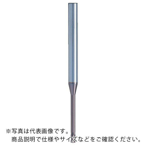特長：オリジナルの深リブ用エンドミルに、無限コーティングを採用しました。狭くて深い加工に適した首逃げタイプです。用途：被削材:炭素鋼、合金鋼、ステンレス鋼、調質鋼、焼入れ鋼（〜55HRC)、銅。金型及び部品の切削加工。仕様：切削径DC(mm...