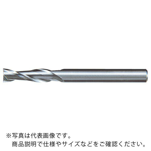 特長：樹脂加工用ミディアム刃長エンドミルです。独自刃形で樹脂加工で抜群の加工面が得られます。刃長は外形の3倍です。(一部1.5倍・2倍)用途：対応被削材:樹脂、アルミ合金、銅仕様：外径(φD)：0.9刃長(L)：2.7全長(L)：45シャン...
