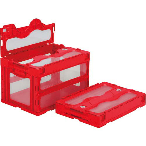 特長：各面に透明窓部を設け、底面以外のどこからでも中身を確認できます。透明窓部は各パーツに一体成形されているため強度低下を抑え、耐衝撃性と圧縮強度に優れます。オールプラスチック製ですので、リサイクルが容易で、金属探知機による内容物の検品も可...