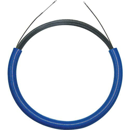 特長：極細φ5mmのスネークヘッド・横穴先端金具で曲がりの多い細いパイプもよく通ります。単線ツイストタイプで剛直性に優れています。押し込み作業中に押したわみが少なく、ツイスト形状のため点接触で摩擦によるロスを減少します。先端まで力が加わり、...