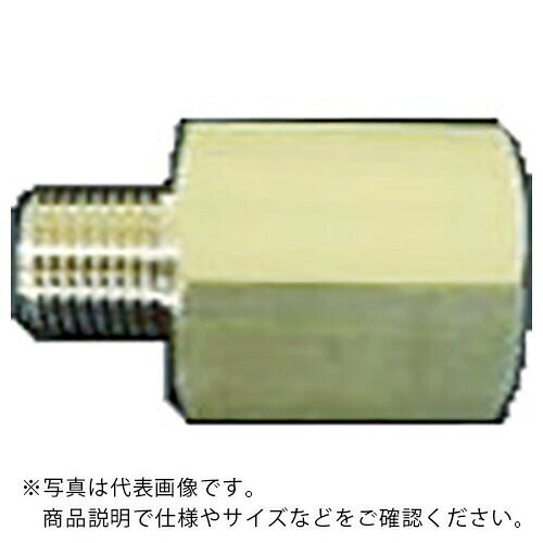 仕様：使用流体：窒素・酸素・アルゴン・空気など接続サイズ：R1/4×W22-14(左)設計温度(℃)：-10〜75用途：高圧ガス用継手適合流体：N2.O2.Ar、Air、CO2、He、H2ネジサイズA：R1/4ネジサイズB：W22-14(左...