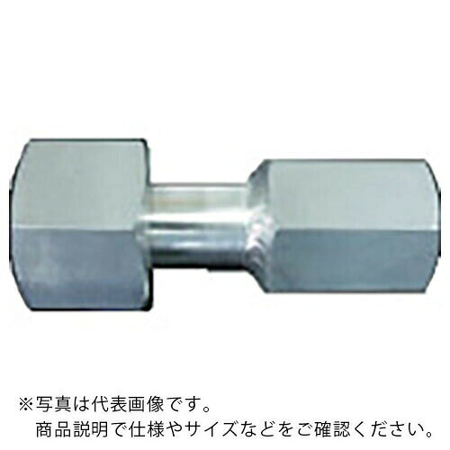 用途：高圧ガス配管用。仕様：使用流体：窒素・酸素・アルゴン・空気など接続サイズ：W22-14(右)×Rc3/8L(mm)：72設計温度(℃)：-10〜75用途：高圧ガス用継手適合流体：N2.O2.Ar、Air、CO2、He、H2材質：ステン...
