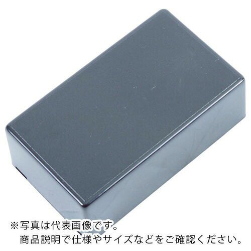 特長：汎用タイプのモールドケースです。用途：汎用ケース仕様：間口(mm)：95奥行(mm)：65高さ(mm)：20基板取付穴数：対角上2本体色：ブラック材質／仕上：本体：ABS　●代表画像について 商品によっては、代表画像を使用している場合...