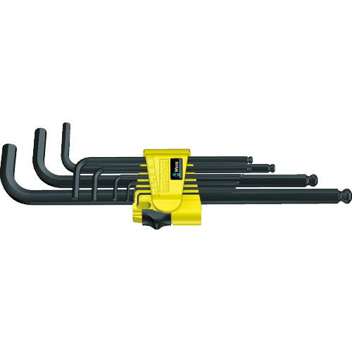 特長：Wera独自のHex-Plusと呼ばれる面接触構造により、六角ねじ穴の内側を傷めず、ねじの長寿命化に貢献します。高いトルク伝達率により作業効率もアップします。仕様：セット内容(インチ)：5/64、3/32、1/8、5/32、3/16、...