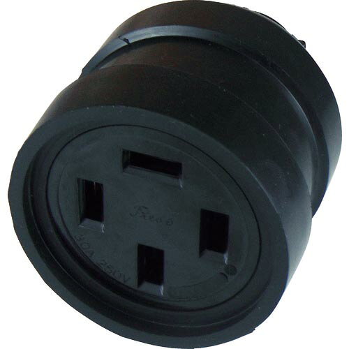 特長：電線接続方式は圧着端子式です。カバーは耐候性に優れているクロロプレンゴム製です。端子ねじM5を使用します。仕様：定格：接地3P30A250V適合電線(［［MM2］］)：2CT・VCT5.5防水：×材質／仕上：耐候性ゴム　●代表画像につ...