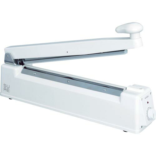 特長：シュリンクフィルムなどの溶断専用タイプです。仕様：シール長さ(mm)：300電源(V)：100消費電力(W)：770本体寸法(mm)幅：92本体寸法(mm)奥行：455本体寸法(mm)高さ：280電源コード長さ(m)：1.8溶断可能長...