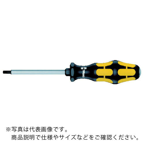 特長：打撃可能な貫通ドライバーです。スパナなどで強力に締め付けられるボルスター付です。特殊なグリップ形状により、つかみやすさとフィット感を実現しています。仕様：刃先：T27軸長(mm)：125全長(mm)：230貫通タイプ先端：ブラックポイ...