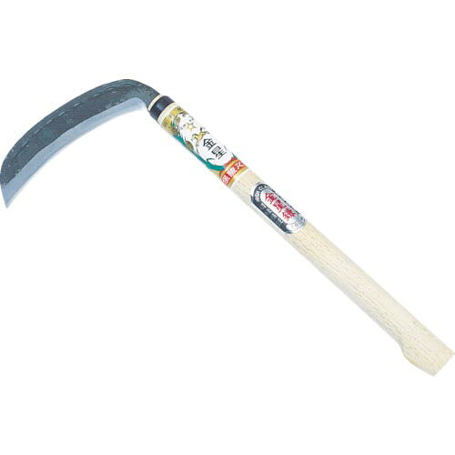 特長：1丁1丁手で鍛造した手造り鎌です。切れ味が良く、刃持ちが優れています。何度でも研ぐことができ、切れ味が持続します。用途：かたい草・雑木・小枝などの枝打ち作業に。仕様：刃長(mm)：180刃幅(mm)：43全長(mm)：430刃渡り(m...