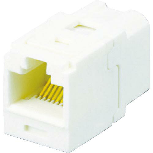 特長：RJ45のプラグが前後に挿入可能なので、LANケーブルの延長が可能です。用途：LANケーブルの延長に。仕様：色：オフホワイト種類：Cat6Aタイプ：カテゴリ6A幅(mm)：15.86奥行(mm)：27.62高さ(mm)：18.07使用...
