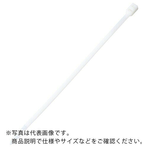 特長：二つの束線を固定したり、分割したりできます。一本のバンドで二つの束線の結束、分割ができます。用途：2つの束線の保持、分割、結束に。仕様：色：ナチュラル幅(mm)：4.8長さ(mm)：300厚さ(mm)：1.3最大結束径(mm)：76引...