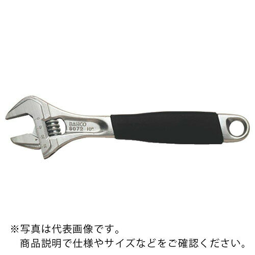 特長：ジョーが開く時、ジョーシャフトが外側に飛び出ないため、狭所作業に最適です。エルゴグリップ採用により腱鞘炎や、けがの防止につながります。目盛付です。用途：ボルトナットの締め緩め。仕様：全長(mm)：208最大口開き(mm)：27材質／仕...
