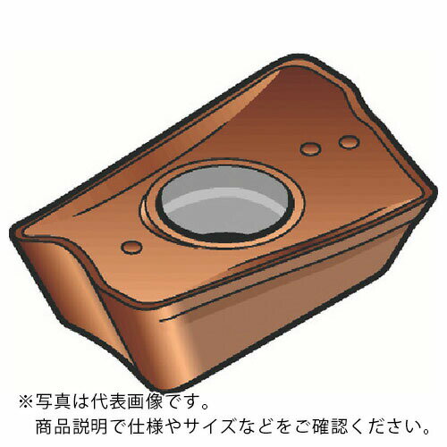 特長：高能率肩削り（ショルダー）カッター用チップです。信頼性の高いカッター性能によりトラブルのないフライス加工を実現します。刃先が正確なネジレ設計になっているため、精密研磨のソリッド工具に限りなく近い寸法精度が得られます。用途：正面フライス...