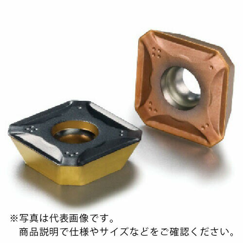 特長：高能率正面フライスカッター用チップです。シャープな切刃で低抵抗です。用途：一般正面フライス用。仕様：チップサイズ：12iC：13.4s：3.96875Hand：Rre：1.4bs：2.05最大切り込み：6.5ae_max：2.05サン...