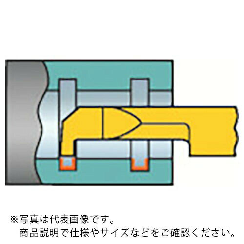 用途：溝入れ加工用。仕様：f1：1.95l1：27.3l3：10Dm_min：4.2la：1カップリングサイズ：04最大切り込み：0.8コロターンXS、インサートバーコーティング超硬小径加工用ボーリングバイト溝幅：1.0mm　●代表画像につ...