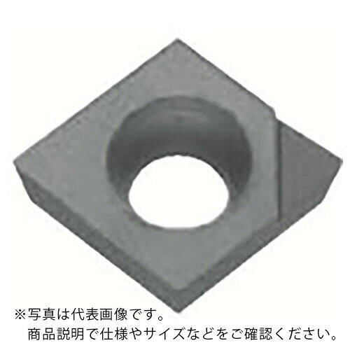 特長：超微粒子PCDにより刃先強度が高く、耐摩耗性、耐欠損性（靭性）、刃立ち性に優れ、安定長寿命加工が可能です。用途：旋削加工用。被削材：アルミ合金、黄銅等非鉄金属、プラスチック。仕様：チップ形状：ひし形80°厚さS(mm)：3.97厚さ(...