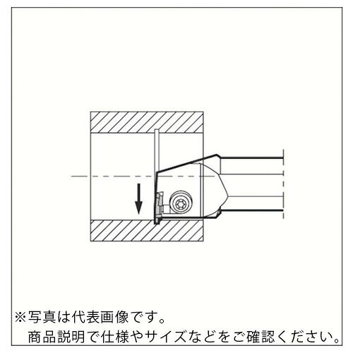 特長：内径浅溝入れ加工用として最適です。用途：内径浅溝入れ加工用。仕様：適合チップ：GBA32溝幅(mm)：0.33〜3.0レバーロック方式
