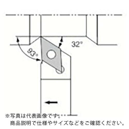特長：背面クランプ方式です。用途：外径・倣い加工用。仕様：適合チップ：DC○○11T3背面クランプ方式オフセットなし