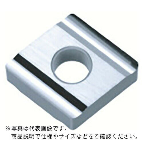 特長：硬度、靭性が高く、鋳鉄加工時の耐摩耗性に優れています。用途：旋削加工用。被削材：鋳鉄、非鉄金属、非金属。仕様：チップ形状：ひし形80°厚さ(mm)：4.76ノンコート呈色：輝灰色A3ブレーカ：仕上げ〜中(アルミ・非鉄向)シャープエッジ...