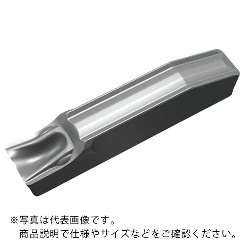 特長：KGDFホルダ用端面溝入れ加工用チップです。用途：端面溝入れ加工用。仕様：適合ホルダ：KGDFR/L-5型溝幅(mm)：5.0±0.04被膜構成：MEGACOAT呈色：黒赤色DMブレーカ：深溝用1コーナ仕様M級材質／仕上：PVDコーティング