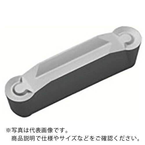 特長：KGMホルダ用突っ切り加工用チップです。用途：突っ切り加工用。仕様：適合ホルダ：KGMR/L-2/-2.5型刃幅(mm)：2.5±0.05被膜構成：TiAlN呈色：灰紫色TMRブレーカ：高送り材質／仕上：PVDコーティング