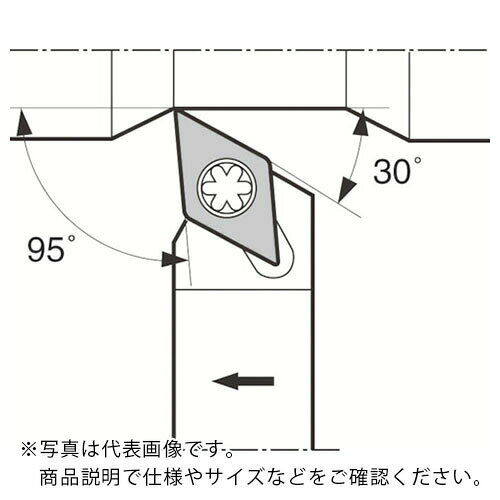 特長：スクリュークランプ方式です。用途：外径・倣い加工用。仕様：適合チップ：DC○○11T3スクリュークランプ方式オフセットなし