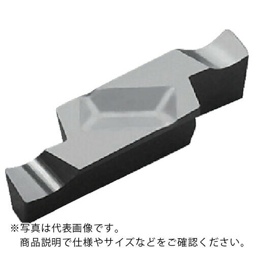 特長：GVFホルダ用端面溝入れ加工用チップです。用途：端面溝入れ加工用。仕様：適合ホルダ：GFVR-201A型/GIFVR-201A型溝幅(mm)：2.00±0.03被膜構成：MEGACOAT呈色：黒赤色材質／仕上：PVDコーティング