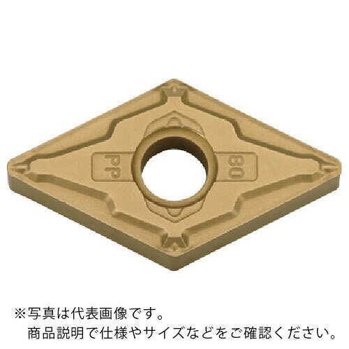 特長：耐高温変形性の高い特殊母材と界面を強化した高硬度強靭被膜により、耐摩耗性・安定性向上を実現します。鋼の軽断続加工に最適です。用途：旋削加工用。被削材：鋼。仕様：チップ形状：ひし形55°厚さ(mm)：4.76CA515：ウルトラインター...