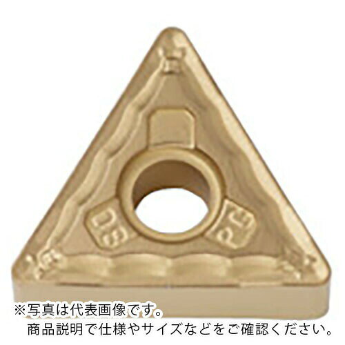特長：安定性の高い特殊強靭母材と耐摩耗性に優れた強靭コーティングで、鋼の汎用〜強断続加工に対応可能です。用途：旋削加工用。被削材：鋼。仕様：被膜構成：微細柱状TiCN+Al2O3+TiN呈色：金色PGブレーカ：中〜荒M級材質／仕上：CVDコ...