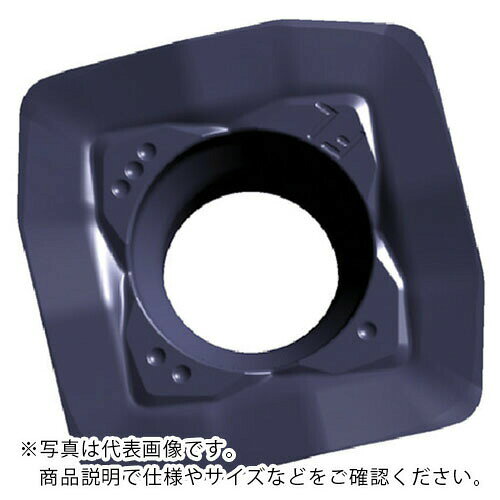 特長：高送りカッタMFH Harrier用チップです。用途：フライス加工用。仕様：適合ホルダ：MFH型GMブレーカLDブレーカ表面処理：CVDコーティング(CA)、PVDコーティング(PR)被膜構成：MEGACOAT NANO呈色：黒青色F...