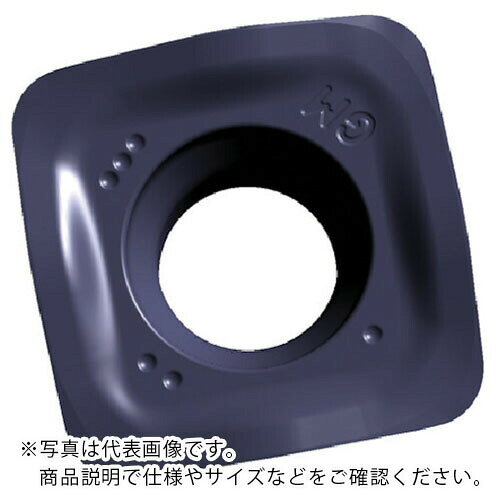 特長：高送りカッタMFH Harrier用チップです。用途：フライス加工用。仕様：適合ホルダ：MFH型FLブレーカLDブレーカ表面処理：CVDコーティング(CA)、PVDコーティング(PR)被膜構成：MEGACOAT NANO呈色：黒青色G...