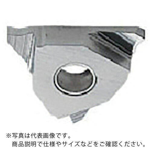 特長：溝入れ工具用インサート用途：ステンレス鋼用仕様：MGバイト三角形浅溝用材質／仕上：超硬合金　●代表画像について 商品によっては、代表画像を使用している場合がございます。 商品のカラー、サイズなどが異なる商品をイメージ画像として 使用さ...
