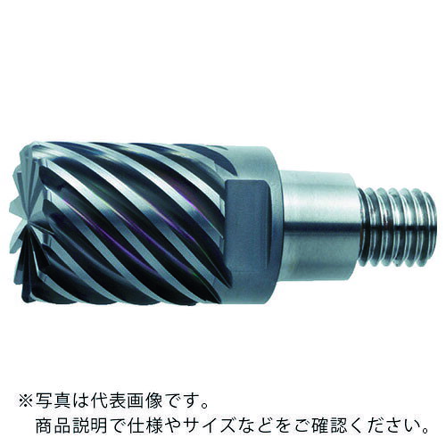 特長：多刃設計により高能率加工が可能です。不等リードの採用により、びびりを抑制し安定加工を実現します。用途：被削材:炭素鋼、合金鋼、鋳鉄、ステンレス鋼、チタン合金。仕様：刃数：6締結サイズ(mm)：9.7刃長(mm)：10.0刃数(枚)：6...