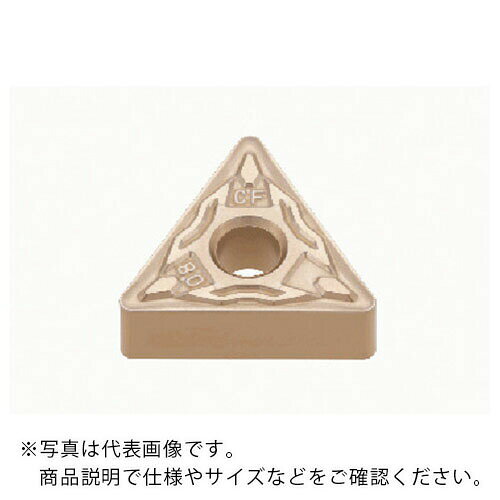特長：高速連続切削において優れた耐摩耗性と耐塑性変形性を発揮します。用途：被削材：鋳鉄。仕様：適合被削材：鋳鉄チップ形状：三角形厚さ(mm)：厚さ(mm):4.76切れ刃長さ(mm)：16.5内接円(mm)：9.525穴径(mm)：3.81...