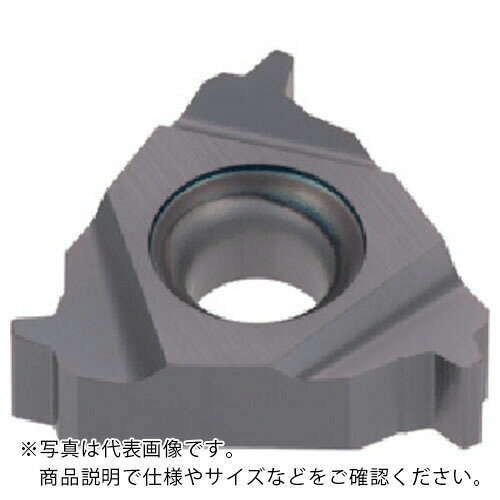 特長：外径用30°台形ねじインサートです。用途：ねじ切り加工用。仕様：適合被削材：鋼、ステンレス鋼、鋳鉄、難削材ねじ切りインサートサイズ：16ピッチ：1.500勝手：R内接円径(mm)：9.525X方向刃形位置(mm)：0.9Y方向刃形位置...