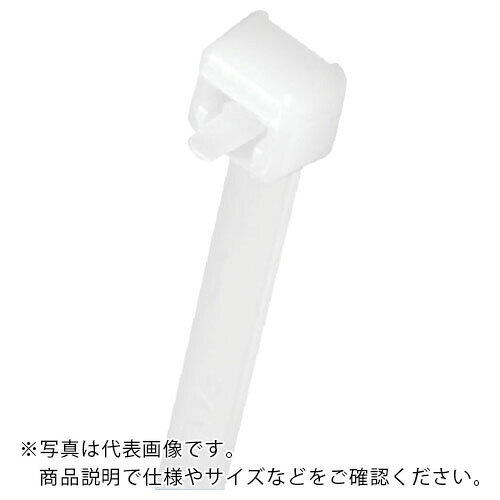 特長：ヘッド部についたタブを下げることで、結束後でも簡単に取り外し再使用ができます。配線を増やしたり直したりする際の仮止め用として最適です。用途：ケーブルなどの仮止めに。仕様：色：レッド幅(mm)：4.8長さ(mm)：188厚さ(mm)：1...