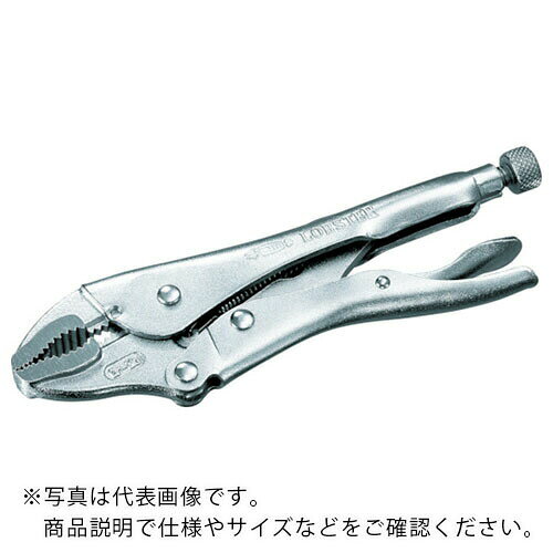 特長：歯部はパイプなどの丸物のクランプに最適なカーブタイプです。カーブ形状の歯部は、パイプ等、丸物のクランプに最適です歯の先端ストレート部はすべり止めの細目加工により薄い小片もしっかりくわえますノンストップレンチとして対象物を固定したまま回...