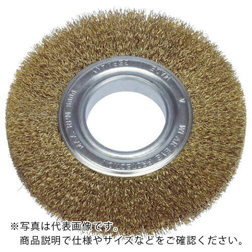 特長：高品位の線材を使用しており、耐久性に優れ、長寿命です。幅広いサイズ展開で、様々なアプリケーションに適しています。用途：金属製品のバリ取り、サビ落とし。カラーや錆落とし作業等に。溶接継目の処理に。仕様：外径(mm)：200線径(mm)：...
