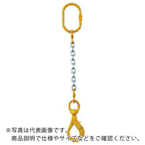 特長：ロッキングフック（ボールベアリング入）付です。「プラスV級」ロードチェーンの採用でより安全になりました。（安全率5倍以上）過酷な使用条件にも強い特殊表面処理チェーンの採用で長寿命化を実現しました。用途：荷役、運搬吊り作業。仕様：基本使...