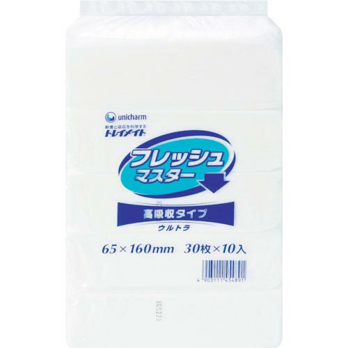 特長：フレッシュマスターの約1.5倍の吸収力のトレーマットです。解凍物などのドリップが多い生鮮食品に最適です。用途：精肉・鮮魚・揚げ物を除く惣菜のドリップ吸収。仕様：パック入数：30枚×10パック色：ホワイトシートサイズ(mm)：65×12...