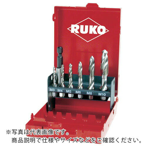 特長：六角軸シャンク仕様で、コードレスドライバーに装着可能です。鉄板等の下穴開け作業とネジ切り作業をドリルを交換せずに行うことができます。用途：穴あけ、ネジ山の形成・修正に。被削材：鉄、アルミ、銅。仕様：精度：6Hシャンク径(mm)：6.3...