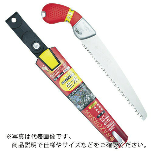 特長：生木専用タイプです。生木全般（枝木・樹木・果樹）に使用できます。特に太枝切りに最適です。用途：生木の剪定。仕様：刃長(mm)：300全長(mm)：450刃ピッチ(mm)：3.1〜3.9適合替刃：S174切断能力(mm)：300刃幅(m...