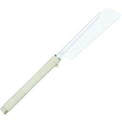 特長：細工用鋸です。一般木材・合板・集成材・竹細工まであらゆる仕上加工に最適です。用途：細工用（一般木材）。仕様：刃長(mm)：240全長(mm)：540刃ピッチ(mm)：1.5衝撃焼入れ無電解ニッケルメッキ材質／仕上：刃：炭素工具鋼柄：木...