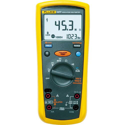 特長：複数の試験電圧を設定できるデジタル絶縁抵抗計です。実効値型(RMS)デジタルマルチメーター機能も装備されています。用途：2レンジ。トラブルシューティング、試運転、予防的保守に。仕様：定格測定電圧(V/MΩ)：500/500、1000/...