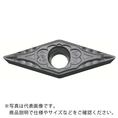 特長：3つの特殊強化技術により、優れた耐欠損性と耐摩耗性を両立しています。鋼加工用推奨サーメットで安定した加工を実現します。用途：旋削加工用。鋼加工用。仕様：奥行(mm)：105幅(mm)：44高さ(mm)：9.5ノンコート呈色：輝灰色VF...