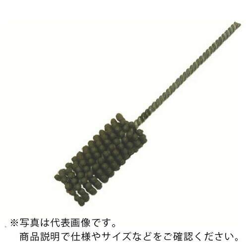 特長：シャフトから出ているファイバー樹脂製の足に人口砥粒を焼結させた玉をつけた構造です。足がナイロン樹脂で弾力性に富み、ワークの内面のバリ、凹凸のあるワークの内面も研磨可能です。用途：鋳鉄、炭素鋼、焼き入れした鉄などのバリ取り、研磨。SC（...